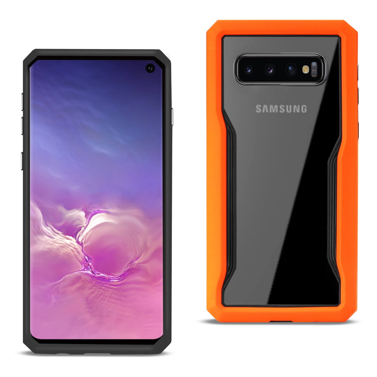 Reiko brand for Galaxy S10 Protective Cover In Orange - Walmart.com