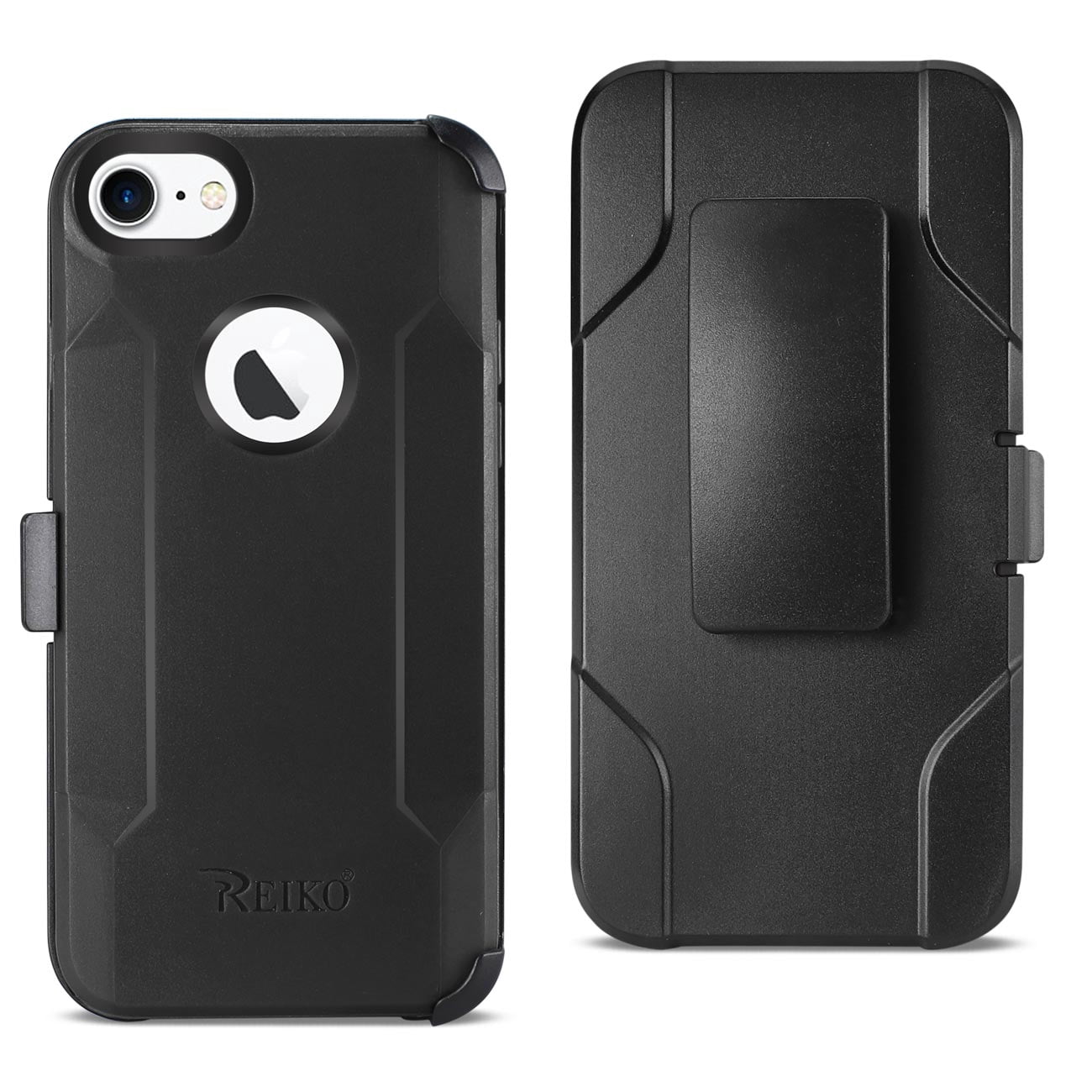 Reiko brand for iphone 8 3-in-1 Hybrid Heavy Duty Holster Combo Case In ...