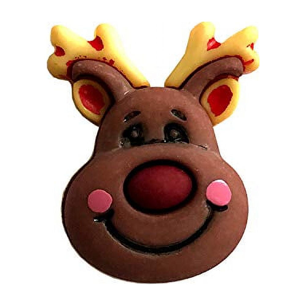 Reindeer - 25 Novelty Buttons - 3D Bulk Buttons Galore - Walmart.com