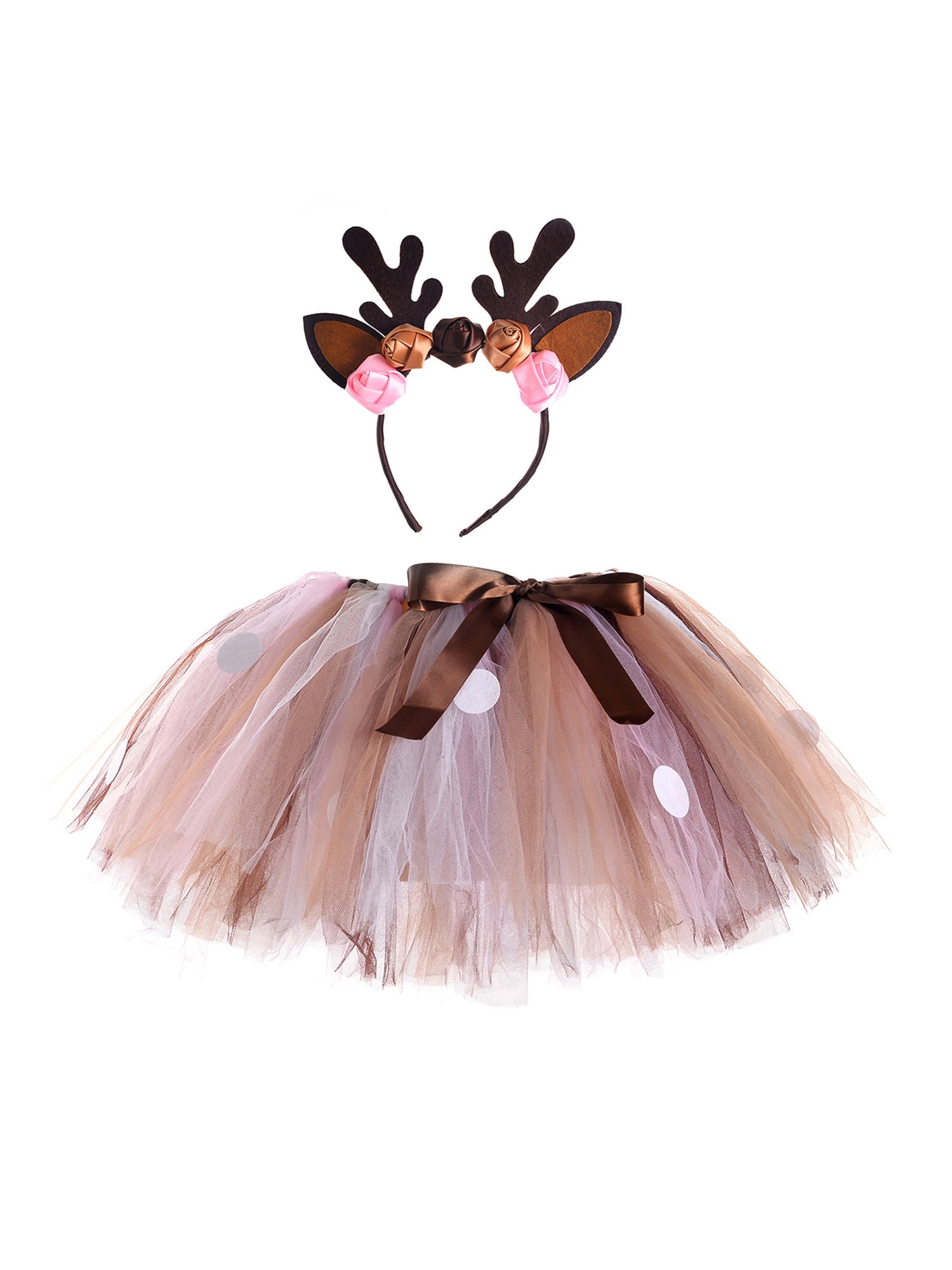 Reindeer Costumes for Girls Halloween Christmas Party Tutu Skirt ...
