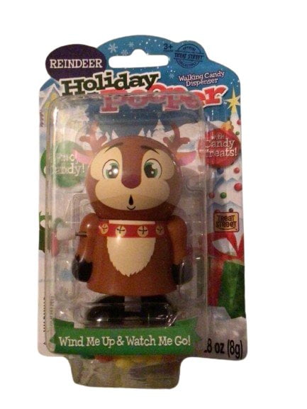 Reindeer Holiday Wind Up Pooper Walking Candy Dispenser Poops Candy ...