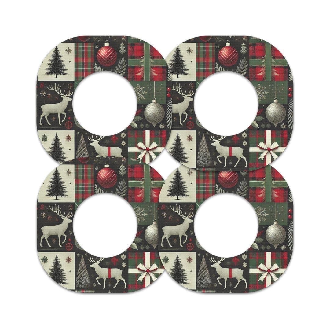 Peelz Reindeer Paper Patch Tape Designed for The DEXCOM G7 and Stelo ...