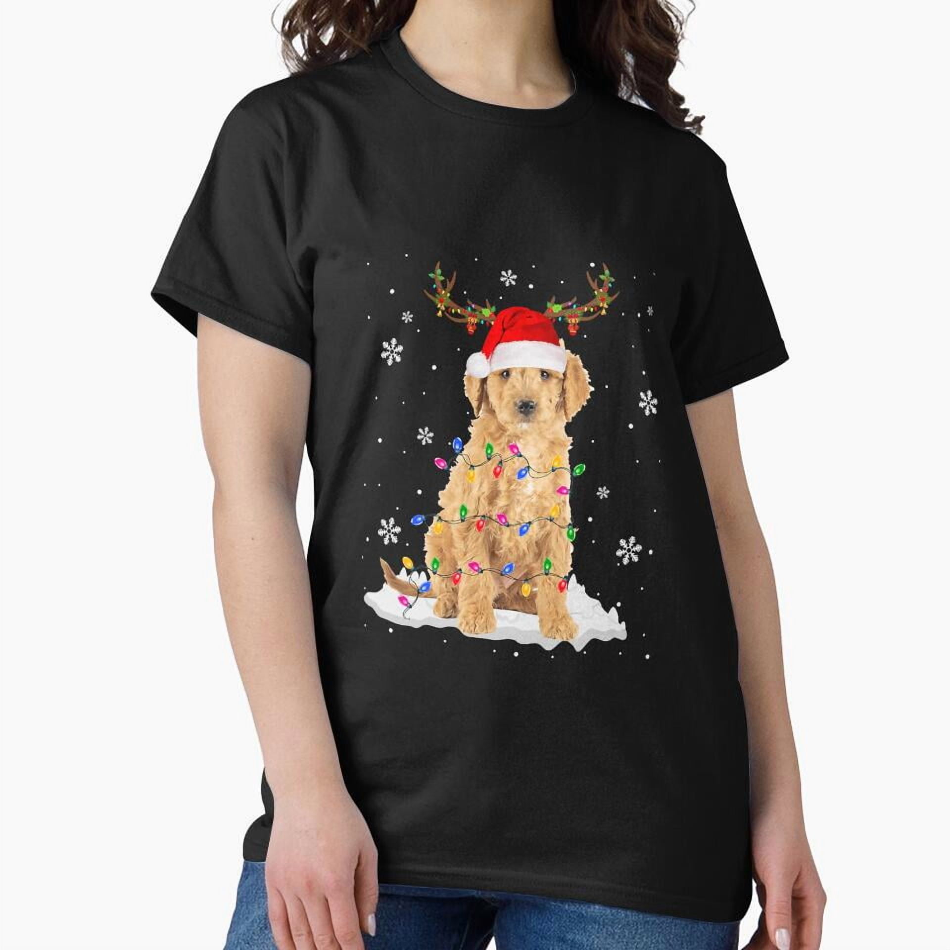 Reindeer St. Nick Goldendoodle Christmas Funny Dog Lover Pet Holiday ...