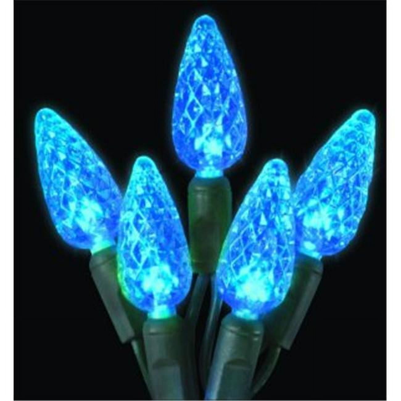 Reinders 20611R-B C6 LED Light Strands - Blue Full Wave - Walmart.com