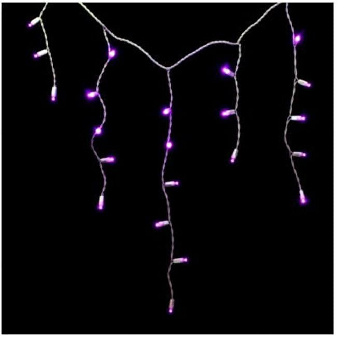 Reinders 88612-R Purple LED Icicle Mini Lights - Walmart.com