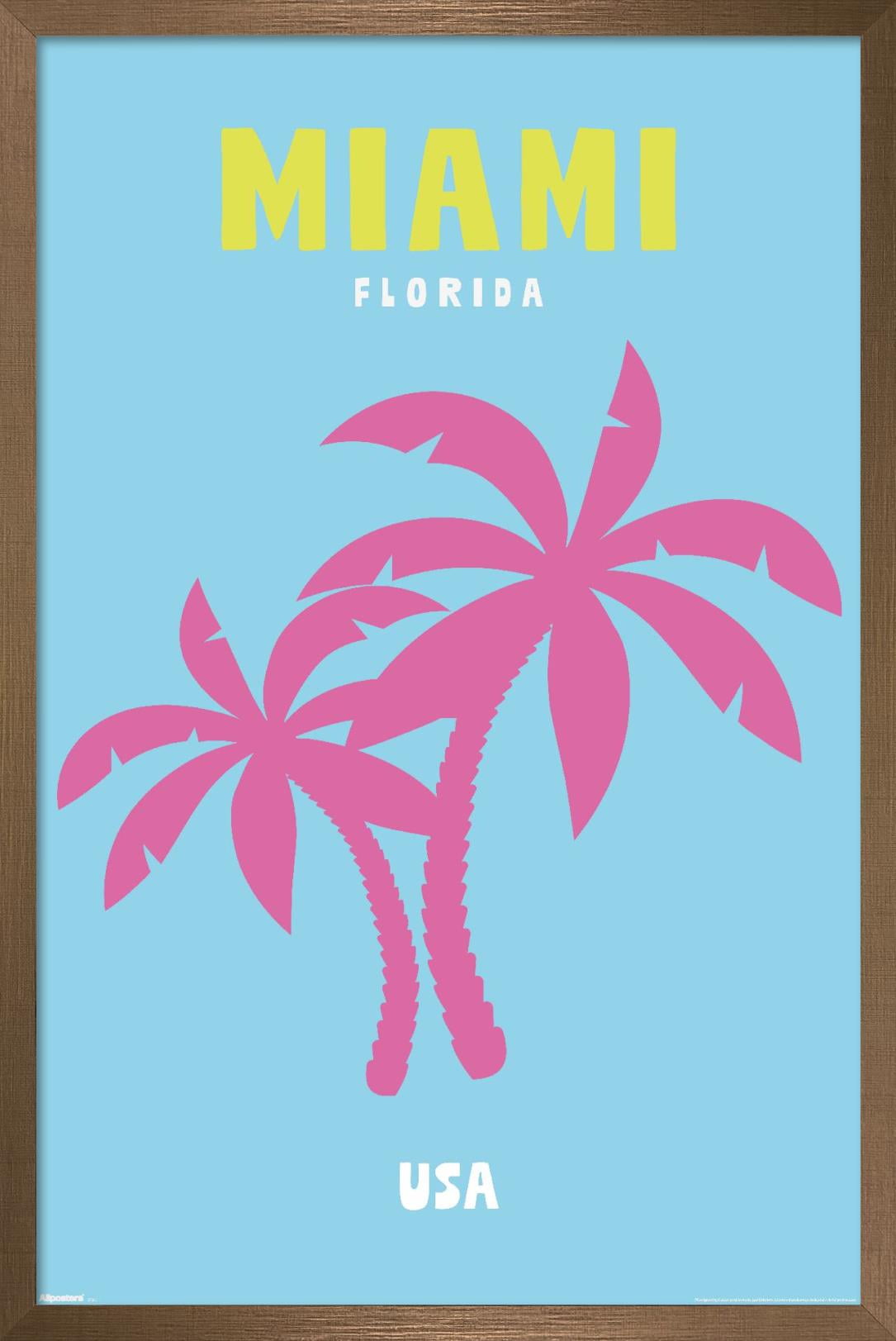 Reinders: Destinations - Destination Miami Wall Poster, 14.725" x 22. ...