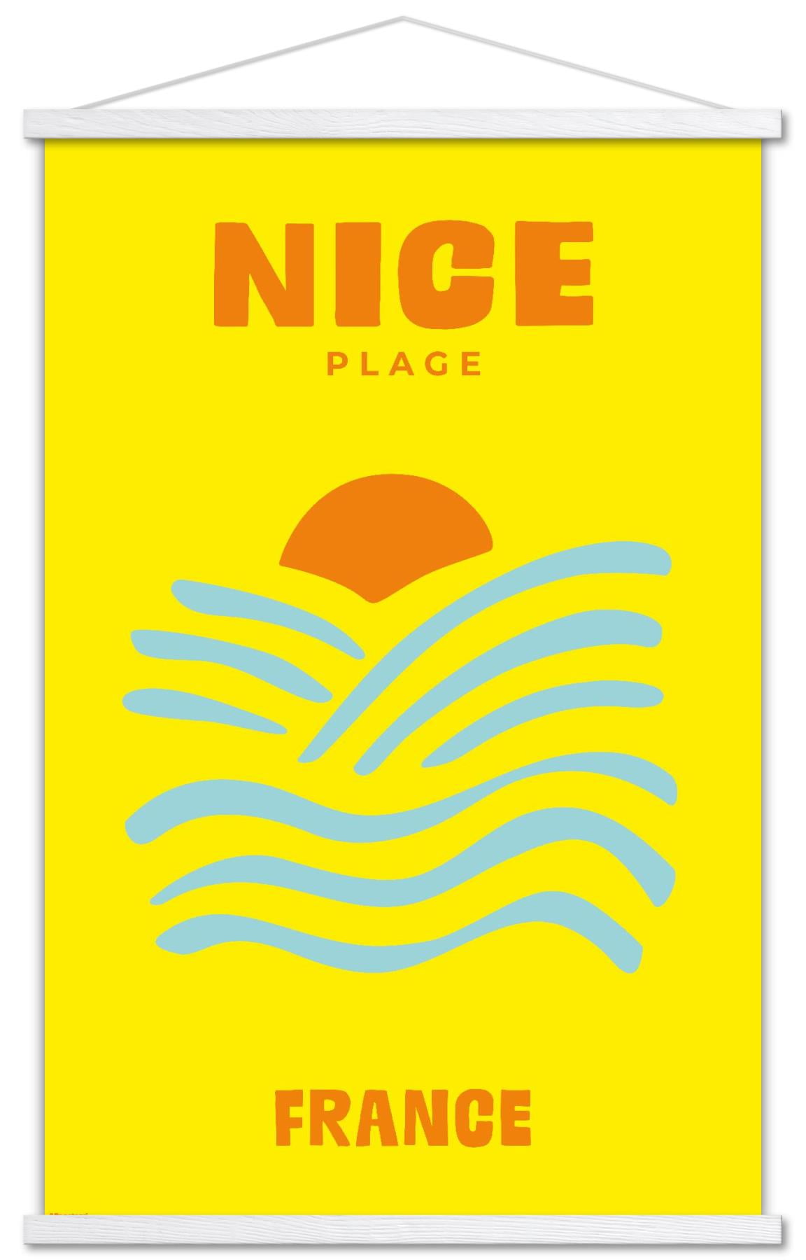 Reinders: Destinations - Destination Nice Wall Poster with Magnetic ...