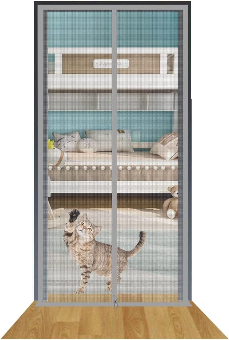 Reinforced Cat Screen Door Pet Resistant Mesh Screen Door, Pets Proof ...