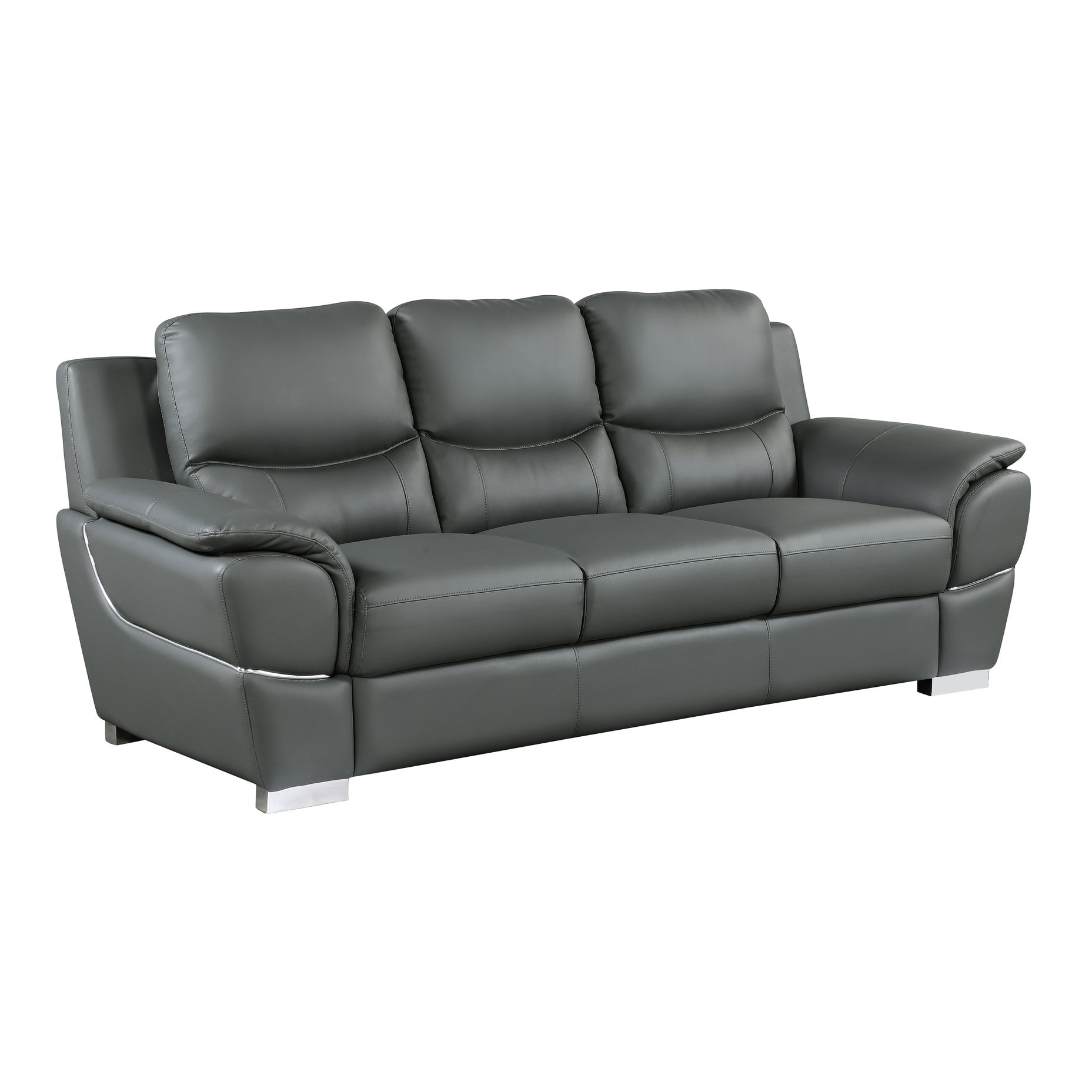 Reinforced Corner Blocks Sofa+Genuine Leather Material”-“Daily Sitting ...