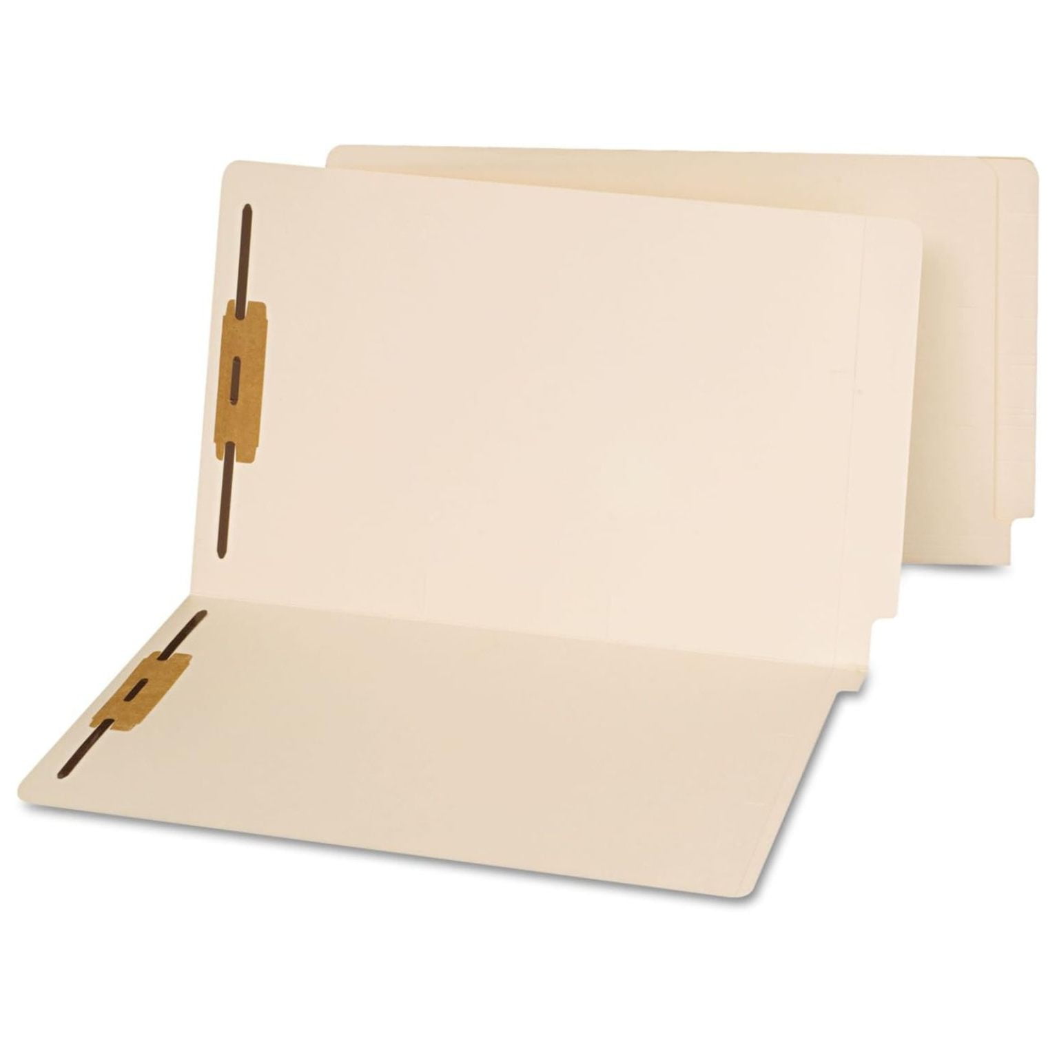 Reinforced End Tab Fastener Folders, 0.75" Expansion, 2 Fasteners ...