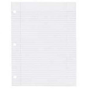 Reinforced College Ruled Paper