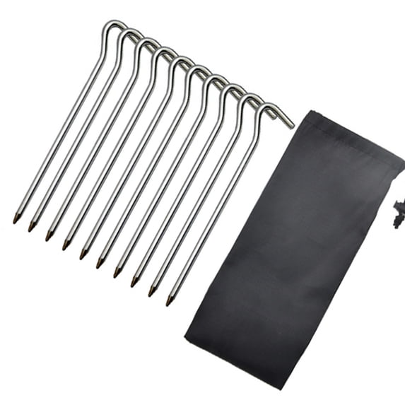 Reinforced Ground Anchors Long Durability Camping Pegs Portables Tent ...
