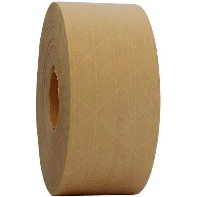 Reinforced Gummed Tape 2.75 in x 450ft (Brown, 1 ROLL) Industrial ...
