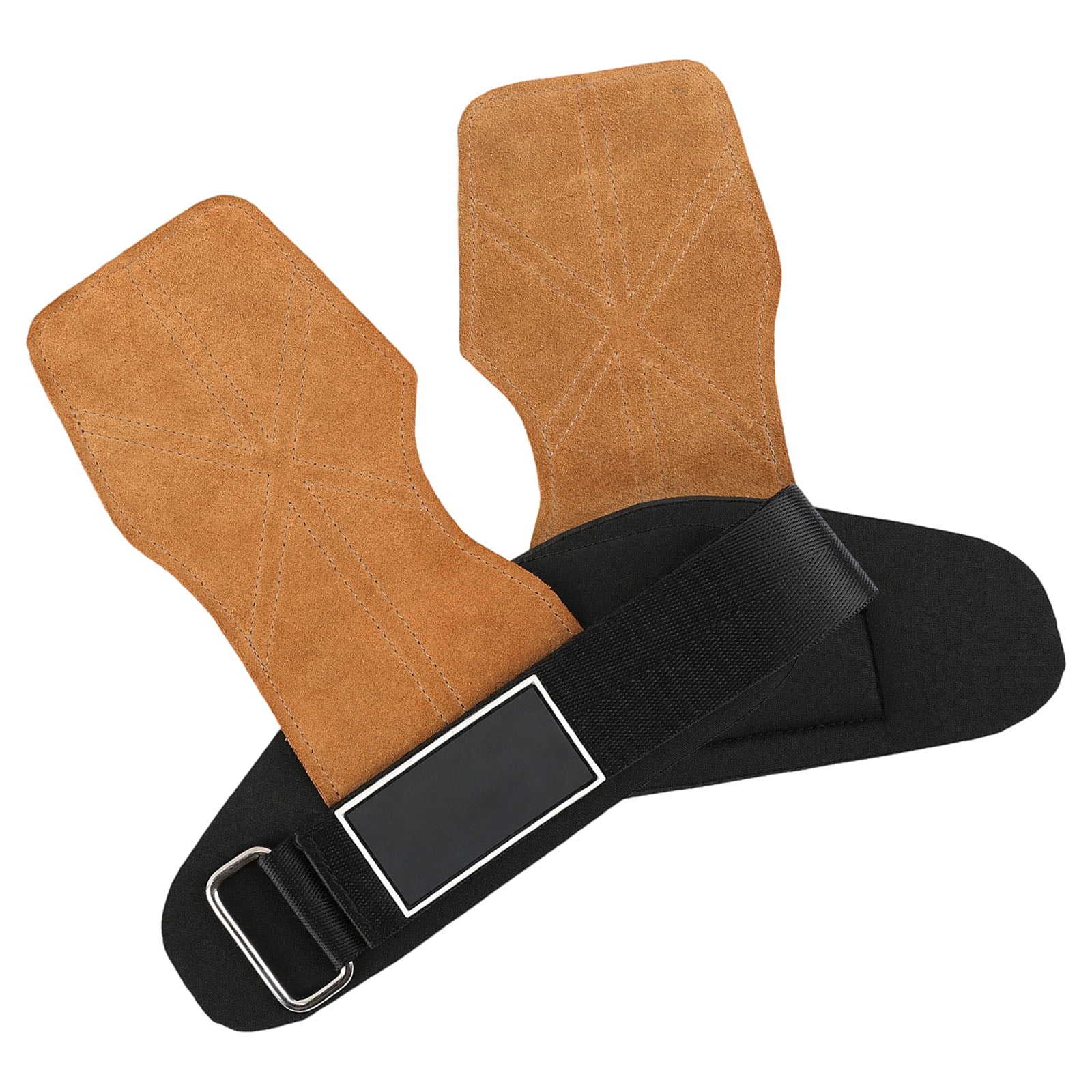 Reinforced Leather Workout Gloves Breathable Design with Padded Palm ...