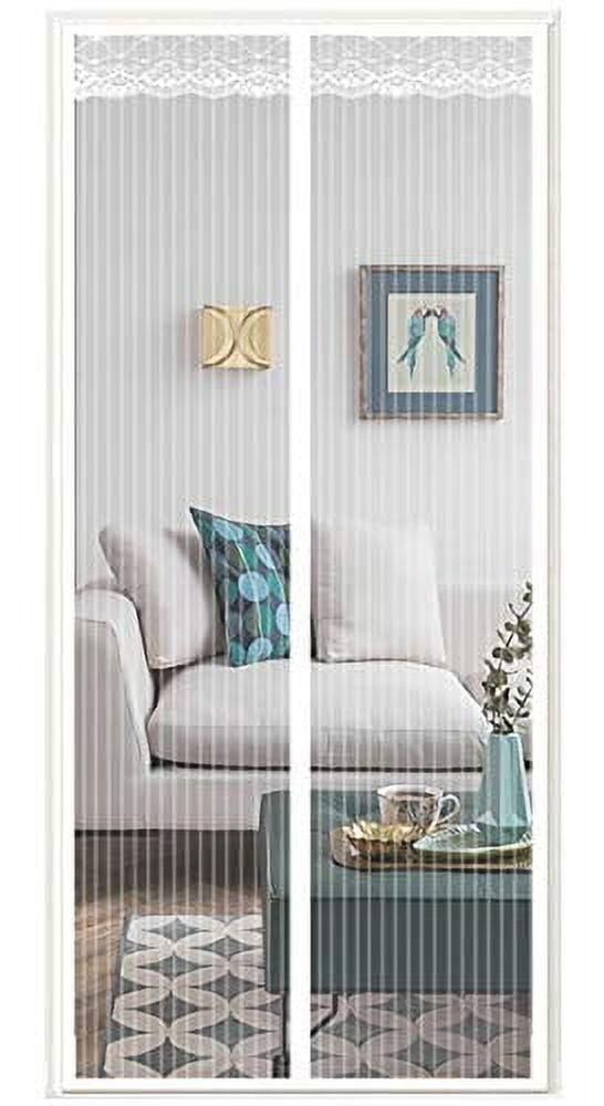 Reinforced Magnetic Window Screen Mesh Curtain with Magnets for Window ...