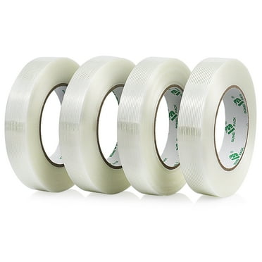 BOMEI PACK 1 PACK Reinforced Packing Tape, 5.5Mil 3Inch x 55Yds, Heavy ...