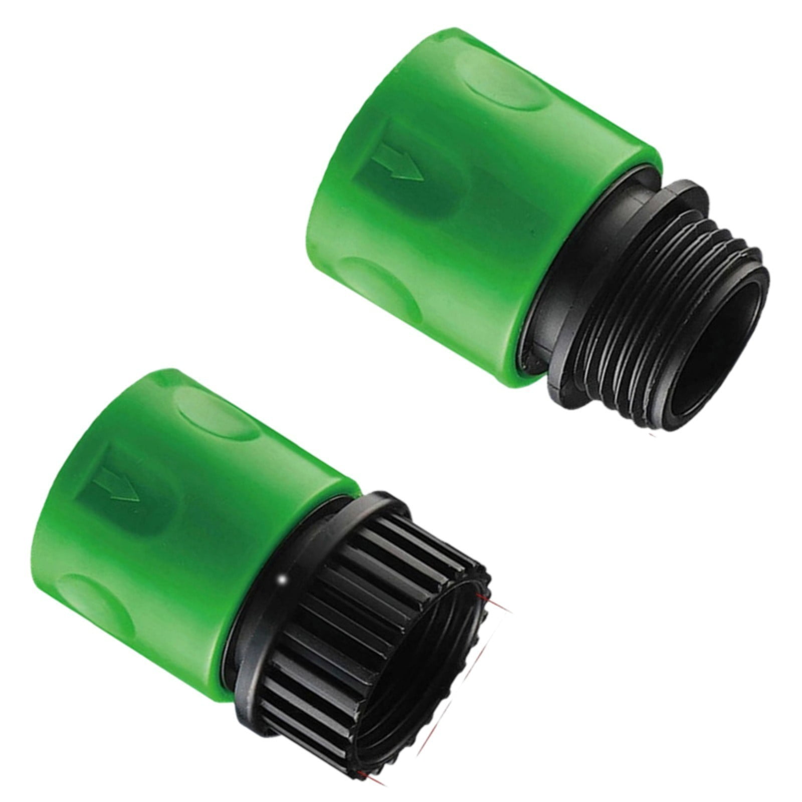 Reinforced Plastic 3/4In Hose Couplers Car Wash Hose Adapter Water Tap ...