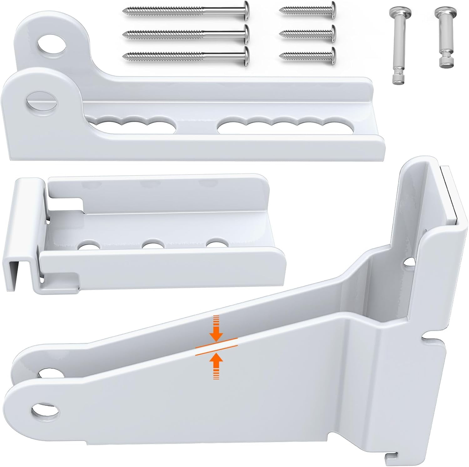Reinforced Storm Door Closer Bracket Kit Compatible with Andersen, Emco ...