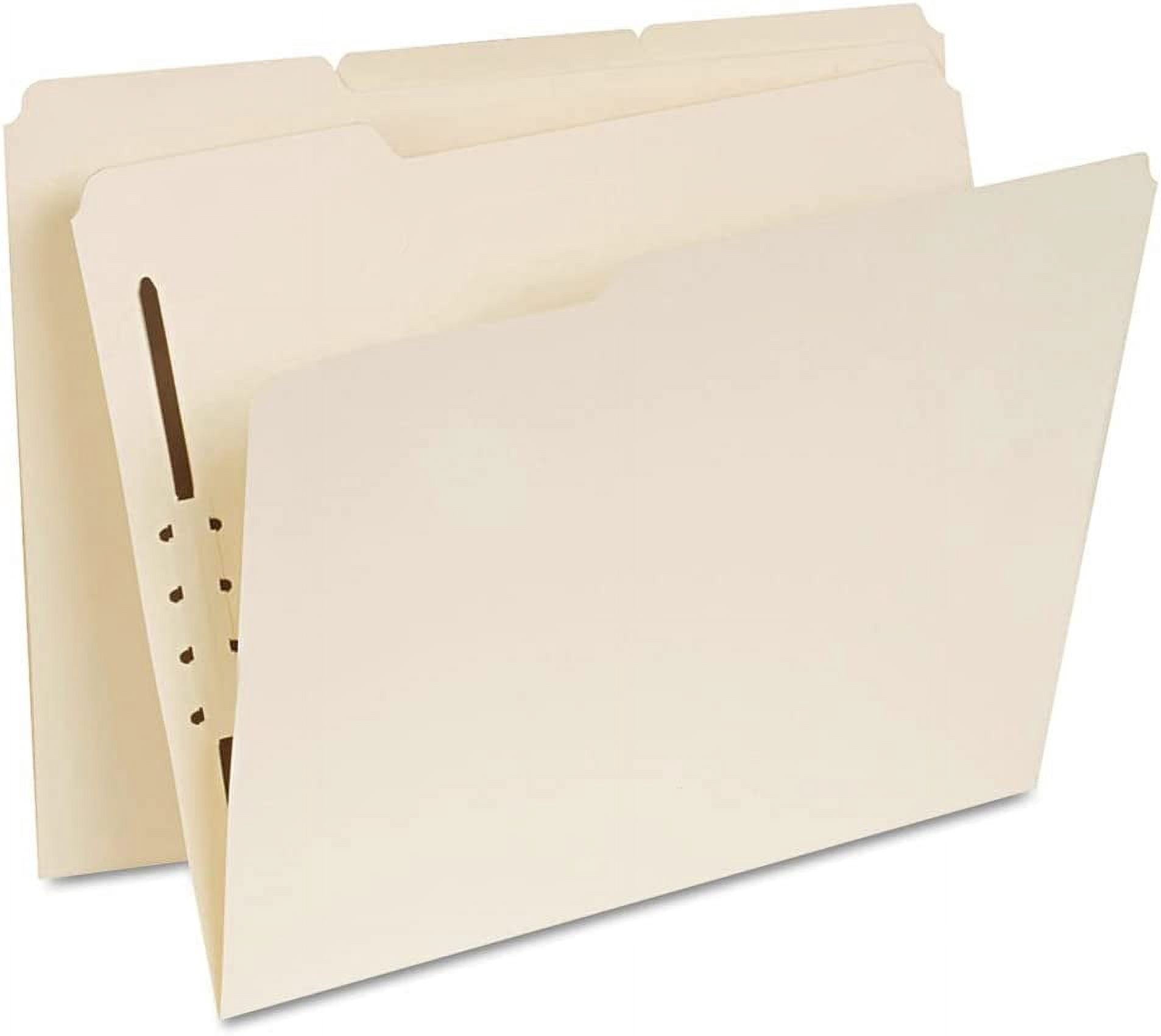 Reinforced Top Tab Fastener Folders, 0.75" Expansion, 1 Fastener ...