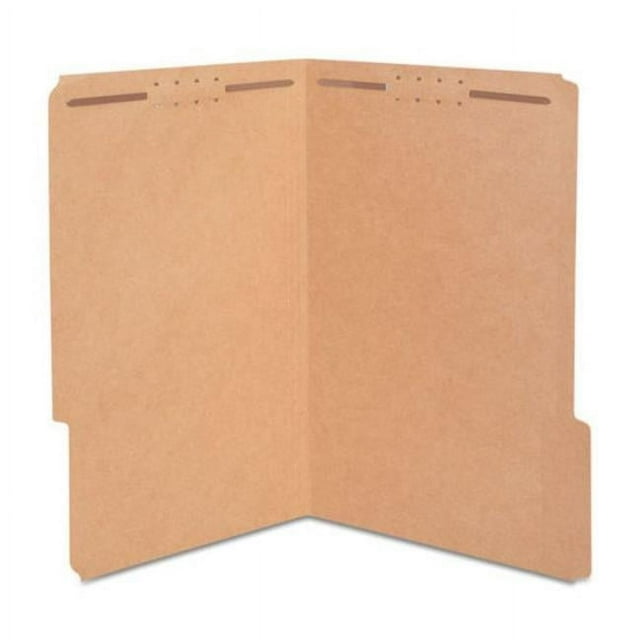 Reinforced Top Tab Fastener Folders - 2 Fasteners - Legal Size - Brown ...