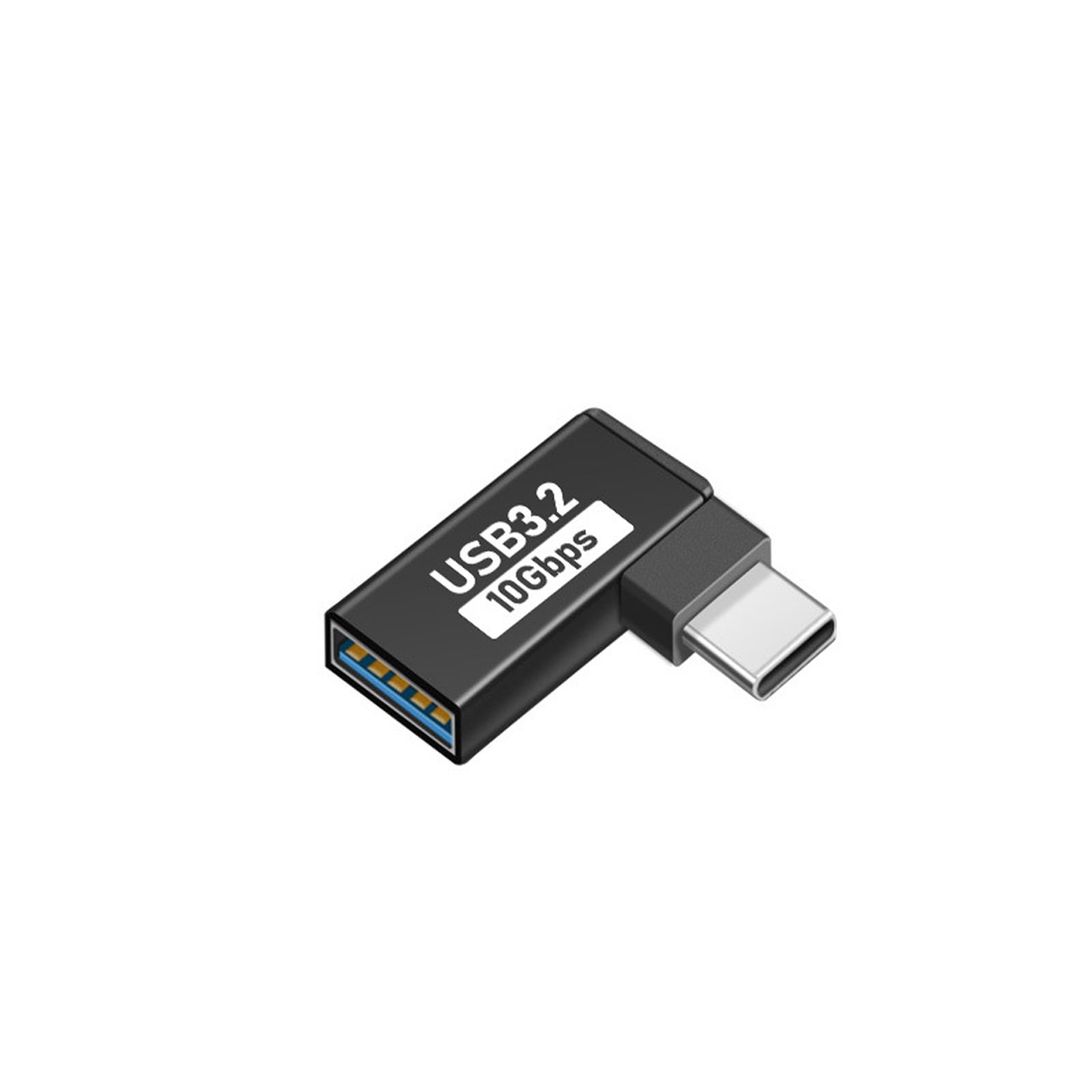 Reinforced USB Type C 90° Angled Adapter Wide Compatibility Stable ...