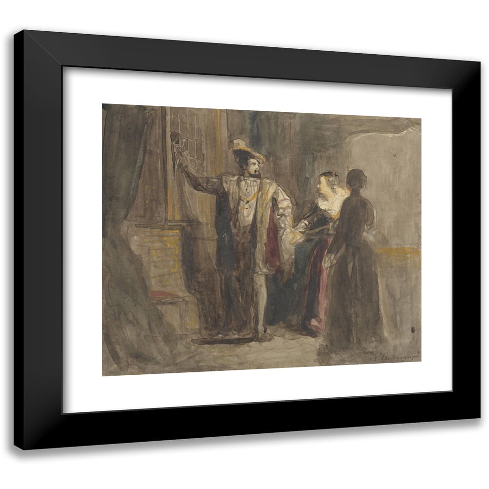 Reinier Craeyvanger 23x20 Black Modern Framed Museum Art Print Titled ...