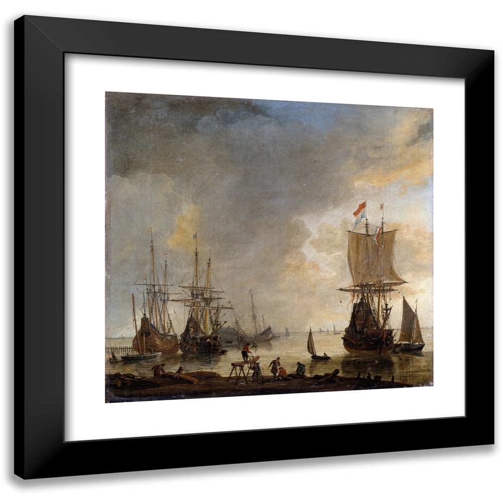 Reinier Nooms 16x15 Black Modern Framed Museum Art Print Titled - The ...