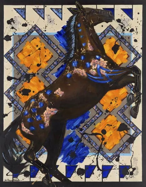 No Reins by Liz Chappie-Zoller Canvas Giclee Art - Limited Edition ...