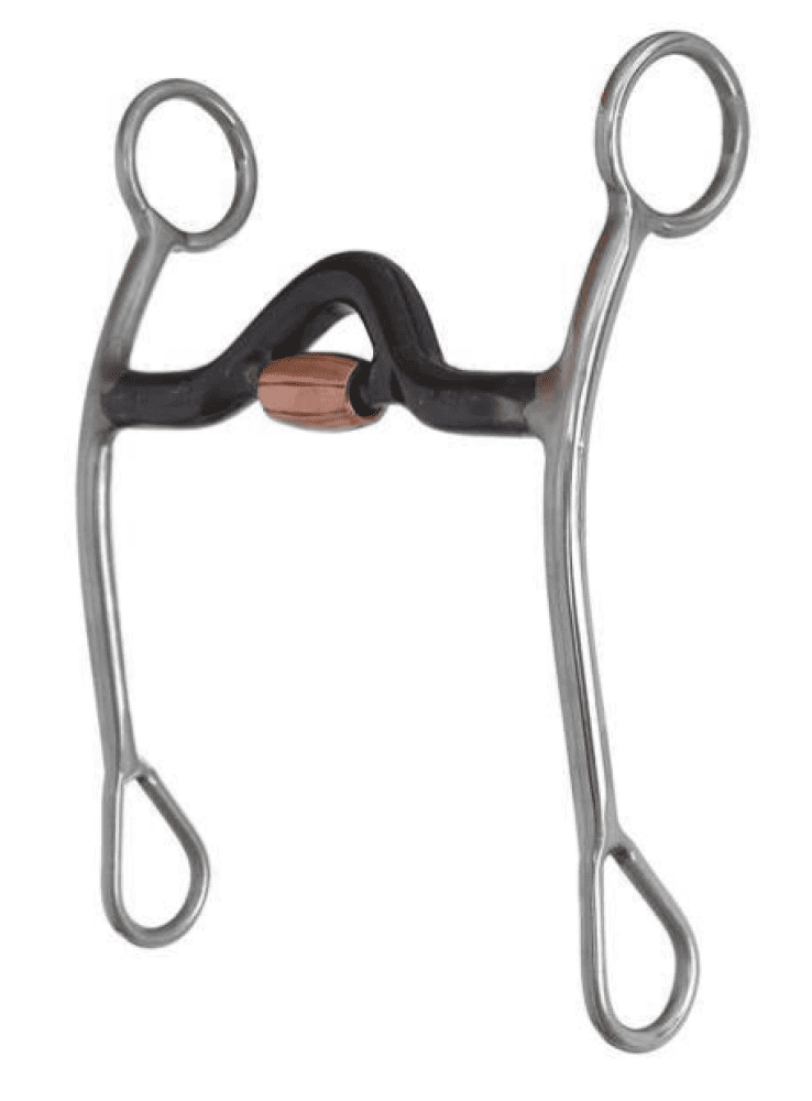 Reinsman CR641 7 in. Shank Circle R Bit w/ Medium Port Copper Roller ...