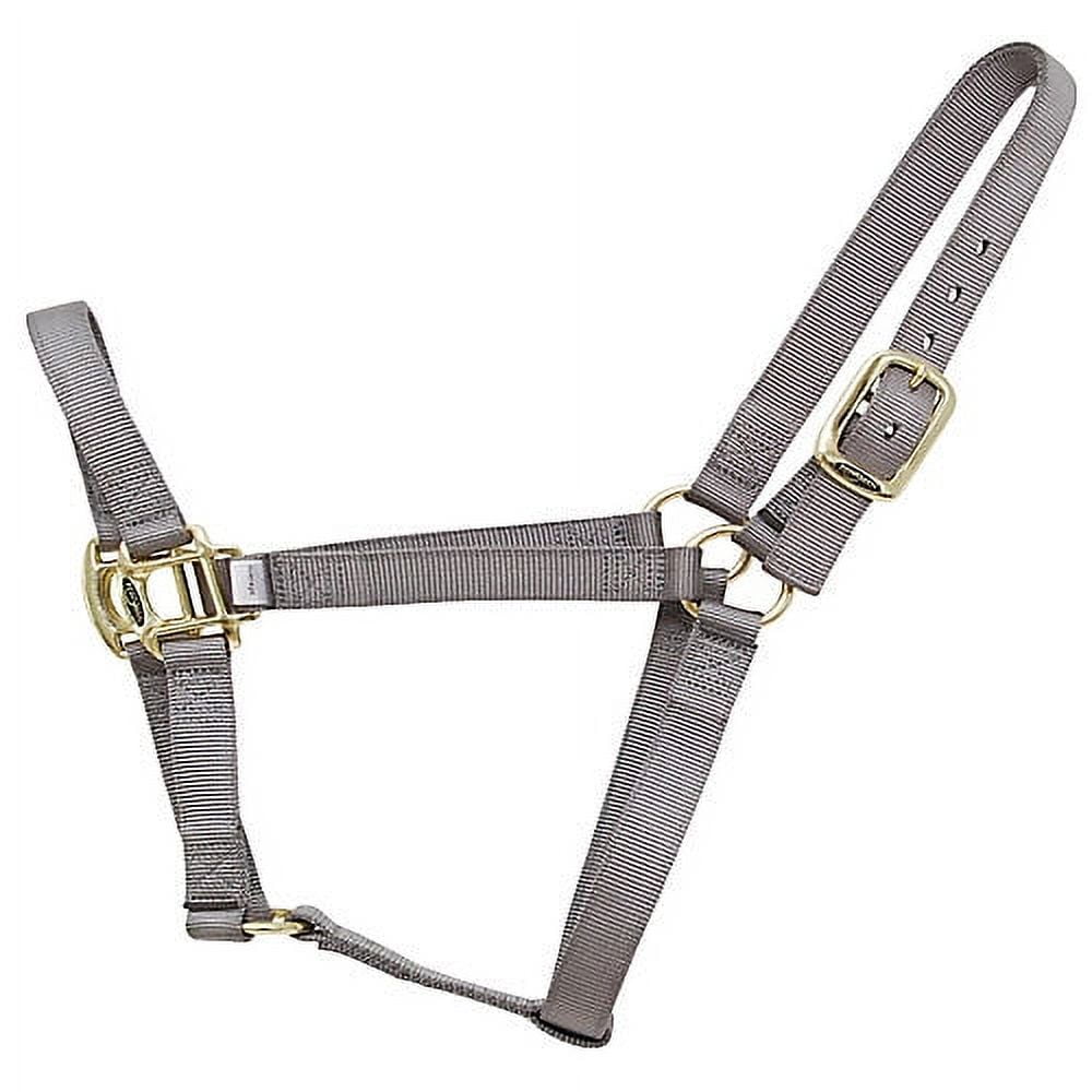 Reinsman Classic Nylon Halter Yearling Gray - Walmart.com