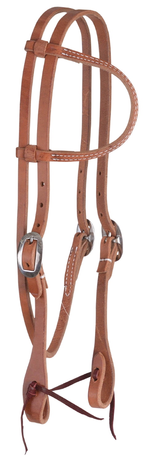 Reinsman Hermann Oak Slide Ear Headstall w/Throatlatch, Full - Walmart.com