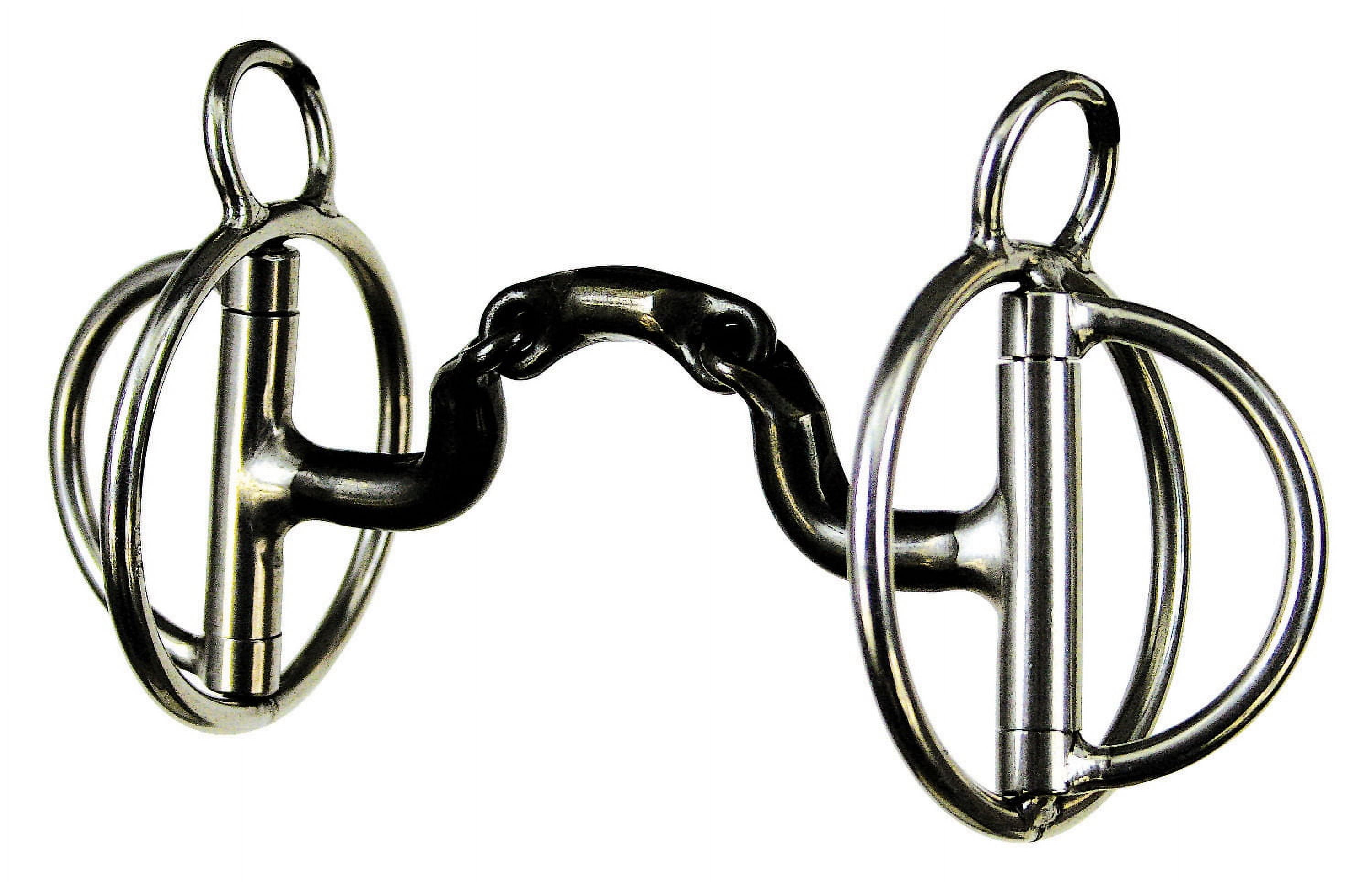 Reinsman Rockin S Raised 3-Piece Snaffle - Walmart.com