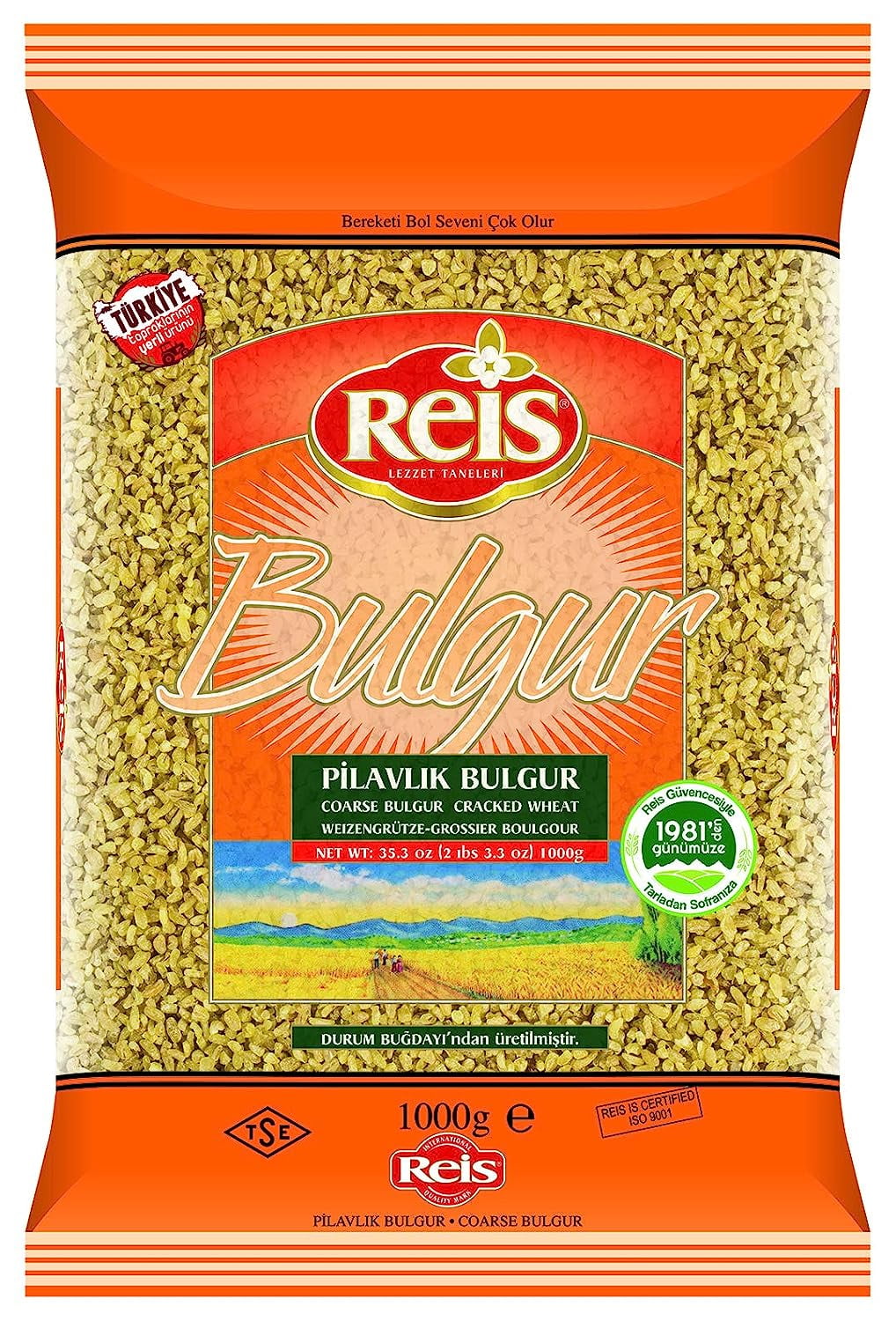 Reis Coarse Bulgur for Pilafs 2lb - Walmart.com