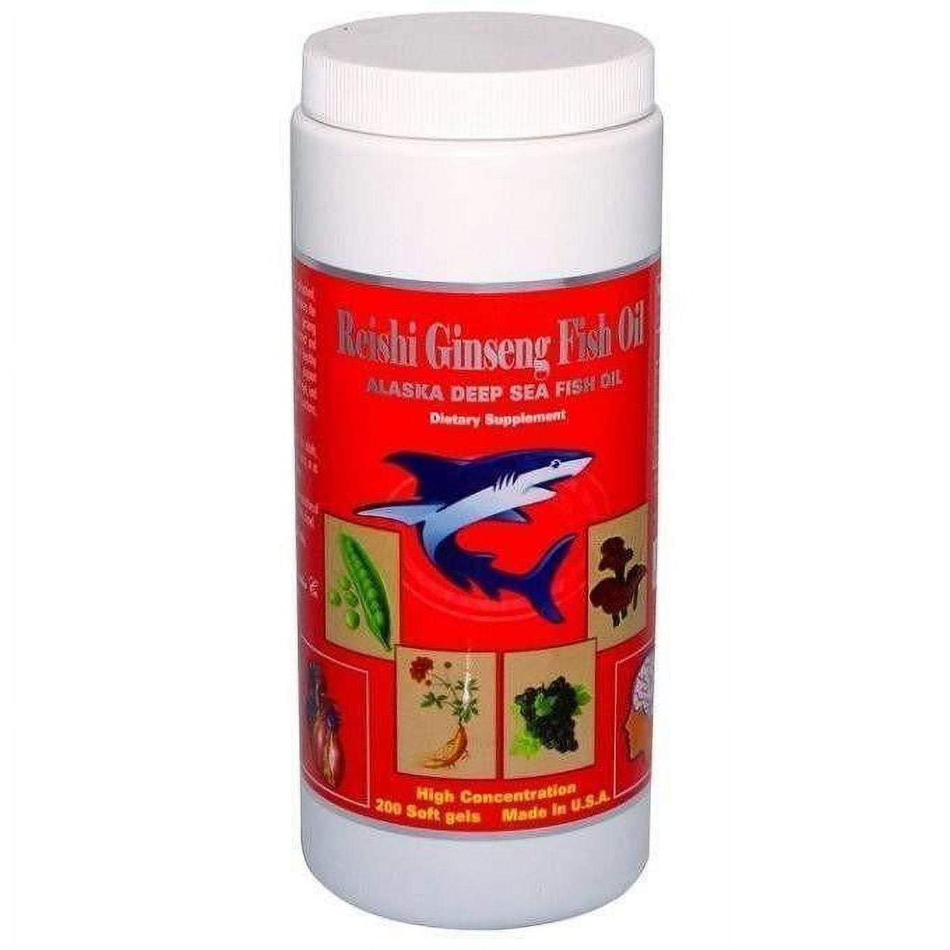 Reishi Ginseng Fish Oil (200 Softgels) - Walmart.com