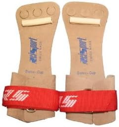 Reisport Men's Hook & Loop High Bar Grip, Small, Gymnastic Grips, Men ...