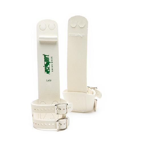 Reisport Uneven Bar Gymnastics Hand Grips, Leather, Double Buckle ...