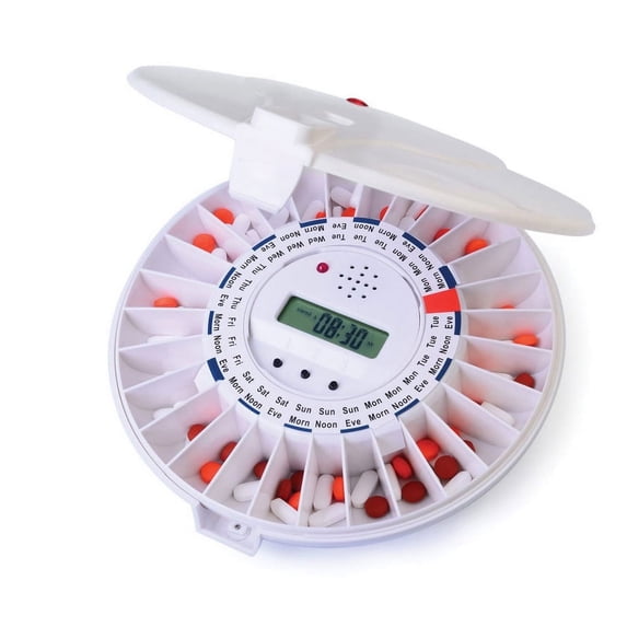 Reizen Electronic Automatic Pill Dispenser with Timer for Seniors ...