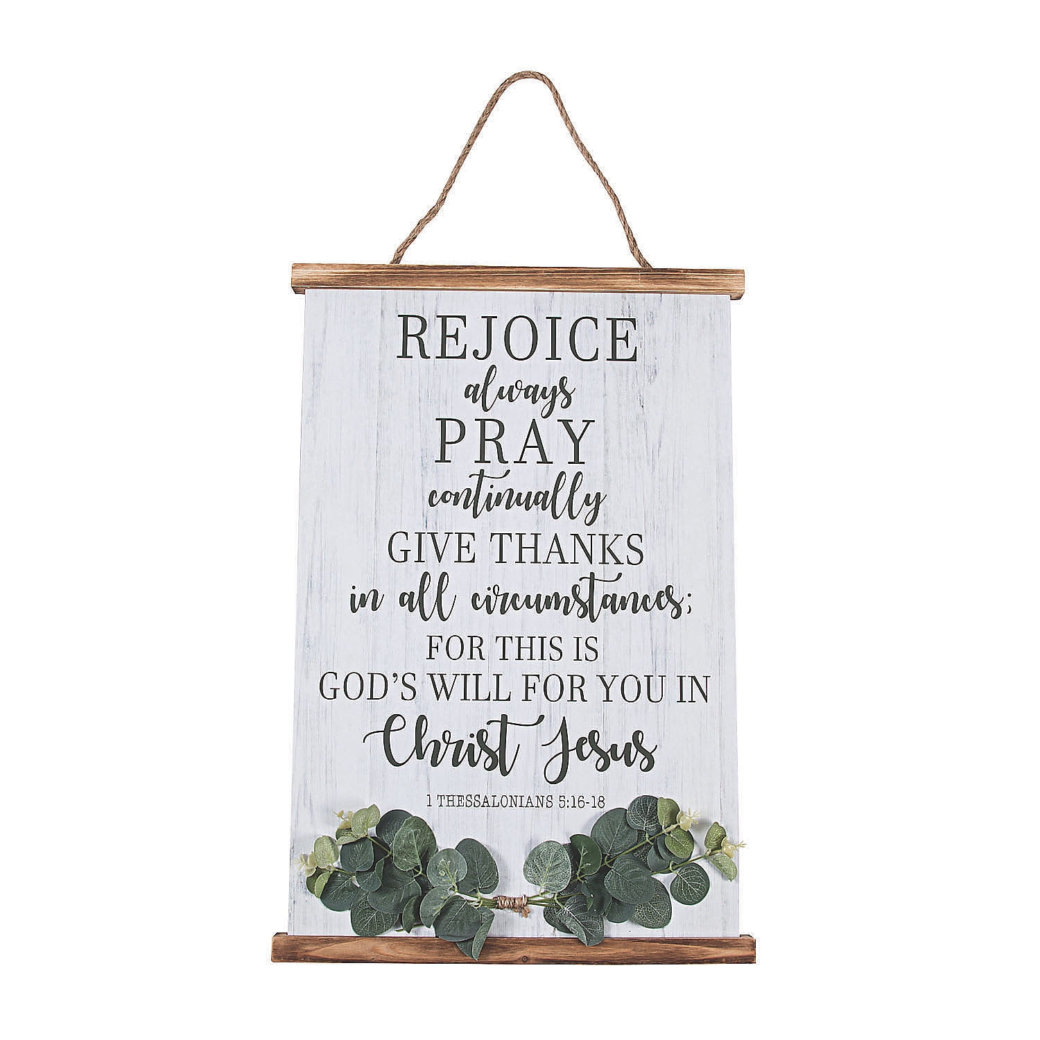 Rejoice Always Wall Sign - Home Decor - 1 Piece - Walmart.com