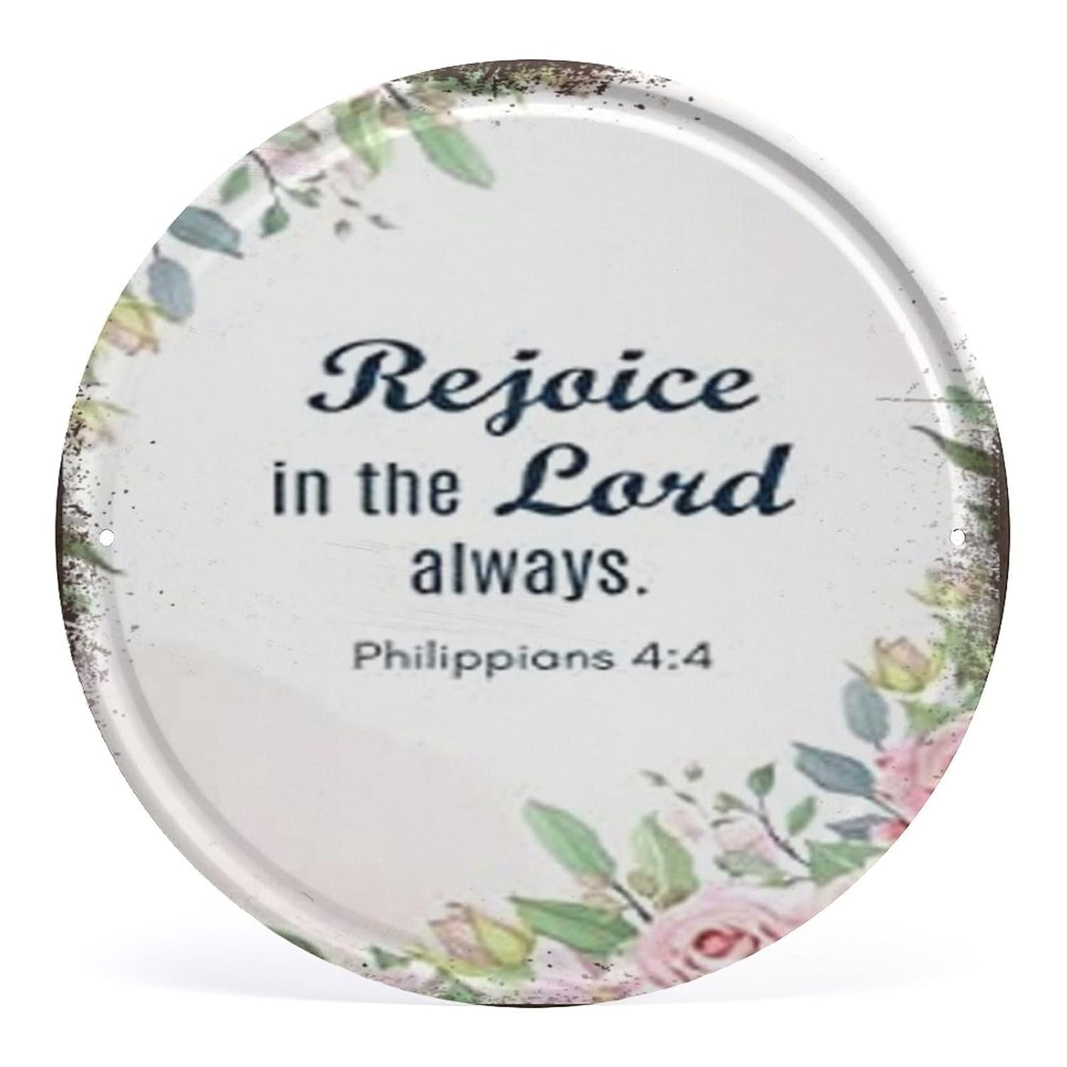 Rejoice in the Lord always.Philippians 4：4 Antique Bible Verse Rustic ...