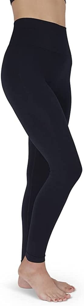 Rejuva Seamless Compression Leggings 15-20 mmHg Black Size XL - Walmart.com