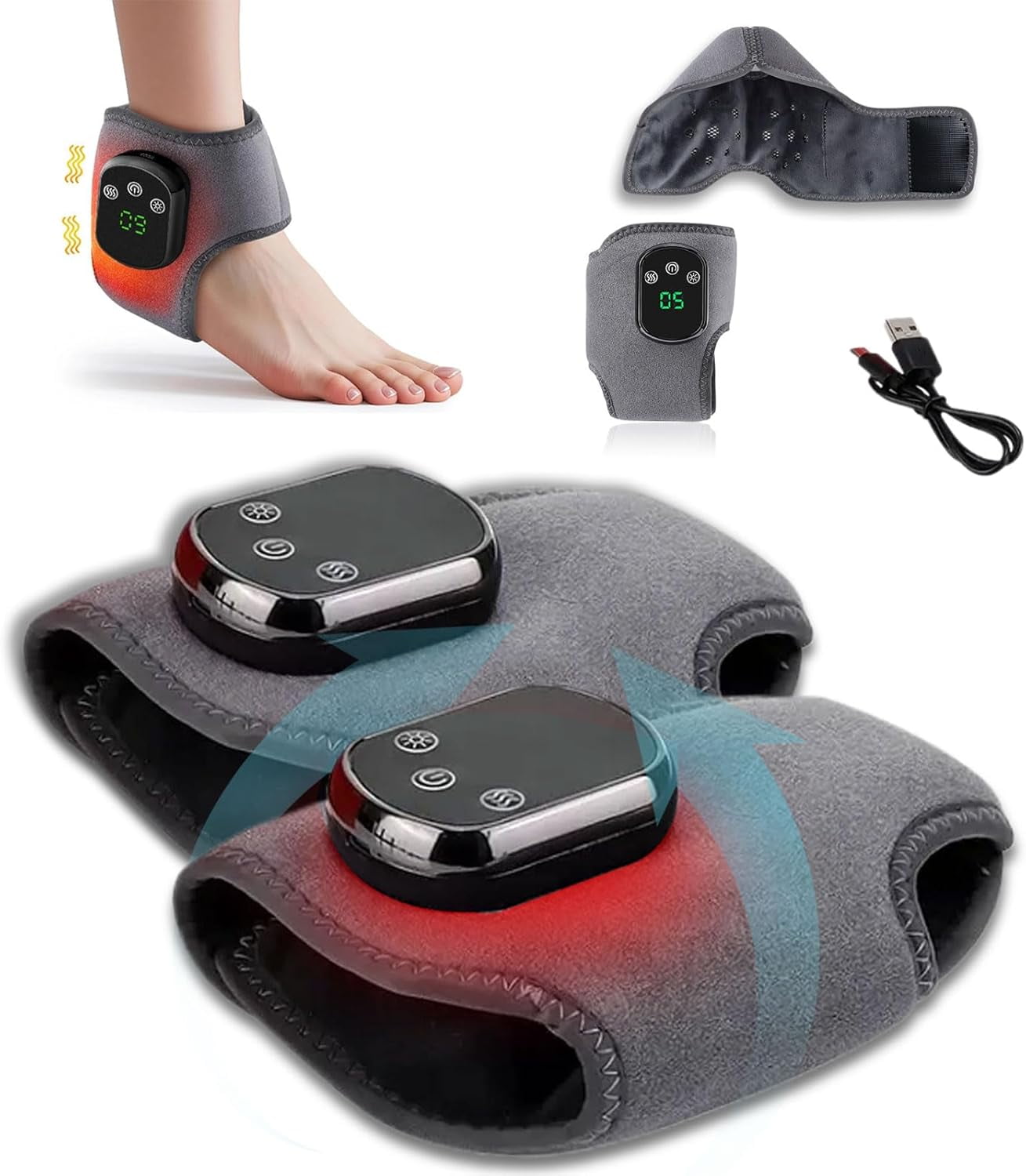 Rejuvacare Foot Massager - 3 in 1 Foot Renew Massager Cordless Heated ...