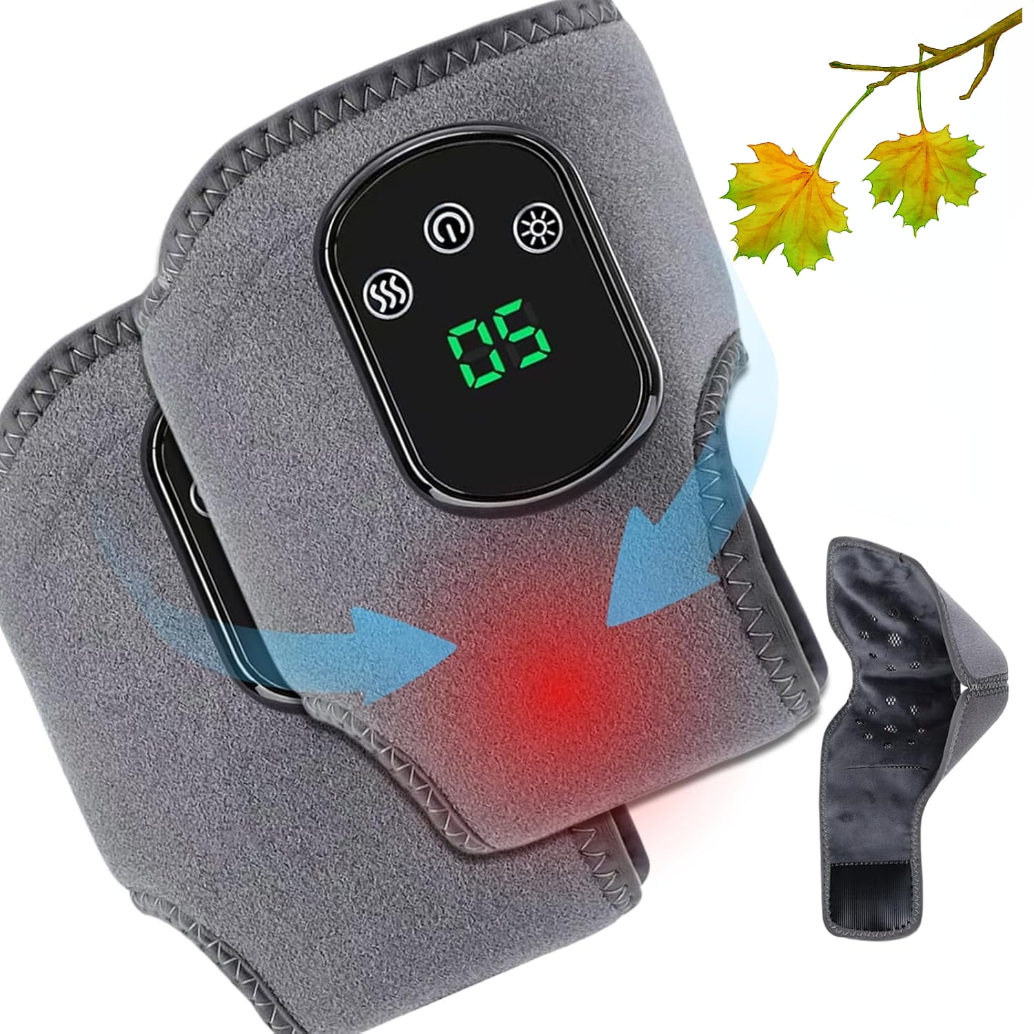 Rejuvacare Foot Massager – 3-in-1 Heated Wrap with 3 Vibration Modes ...