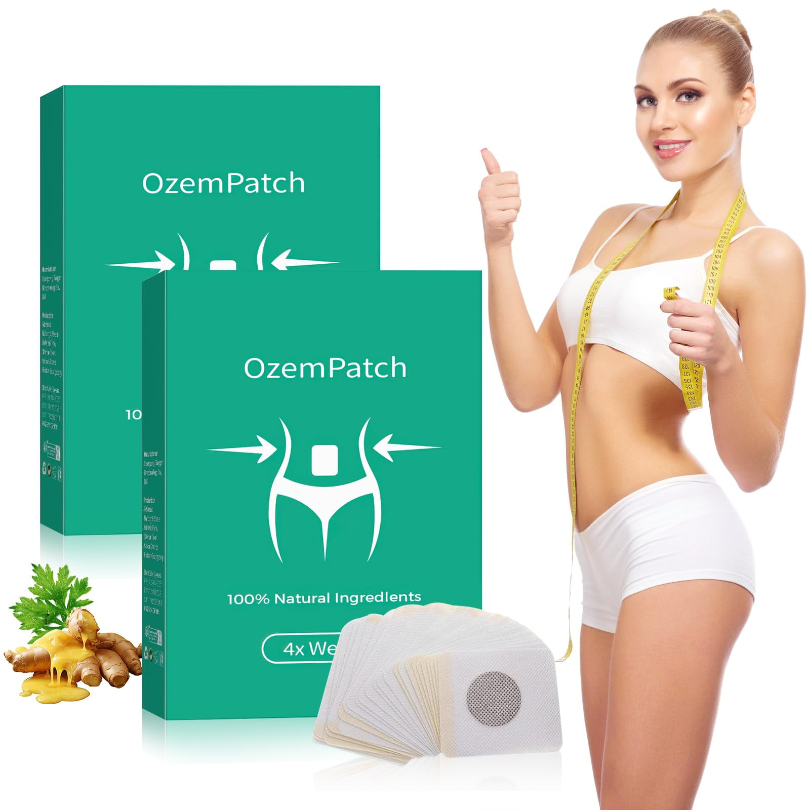Rejuvacare Ozem Patch, Rejuvacare TMA2 Ozempatch for Women, Natural Ingredients for Body, Mild ...