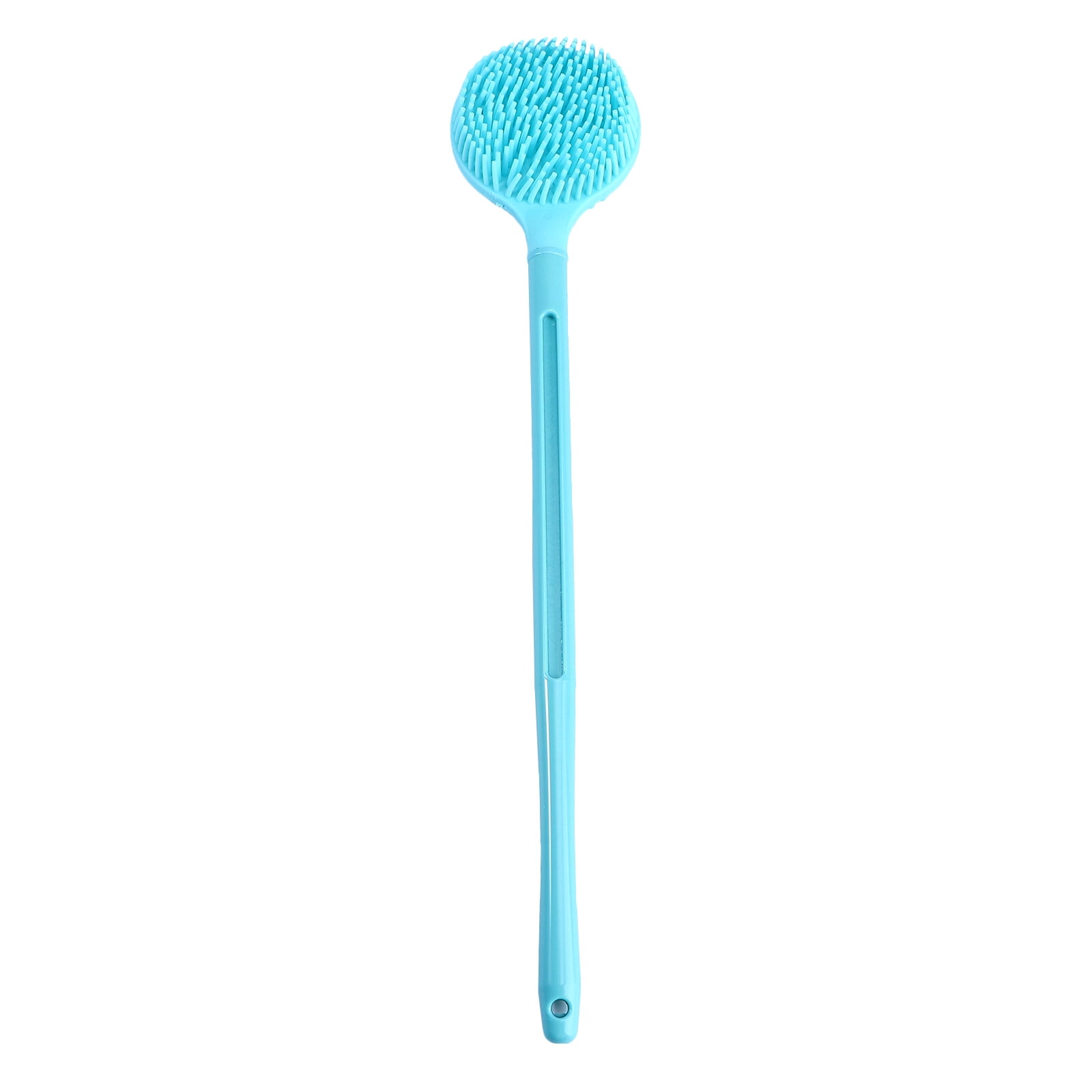 Rejuvena Silicone Shower Brush Back & Body Scrubber ,Long Handle Skin ...