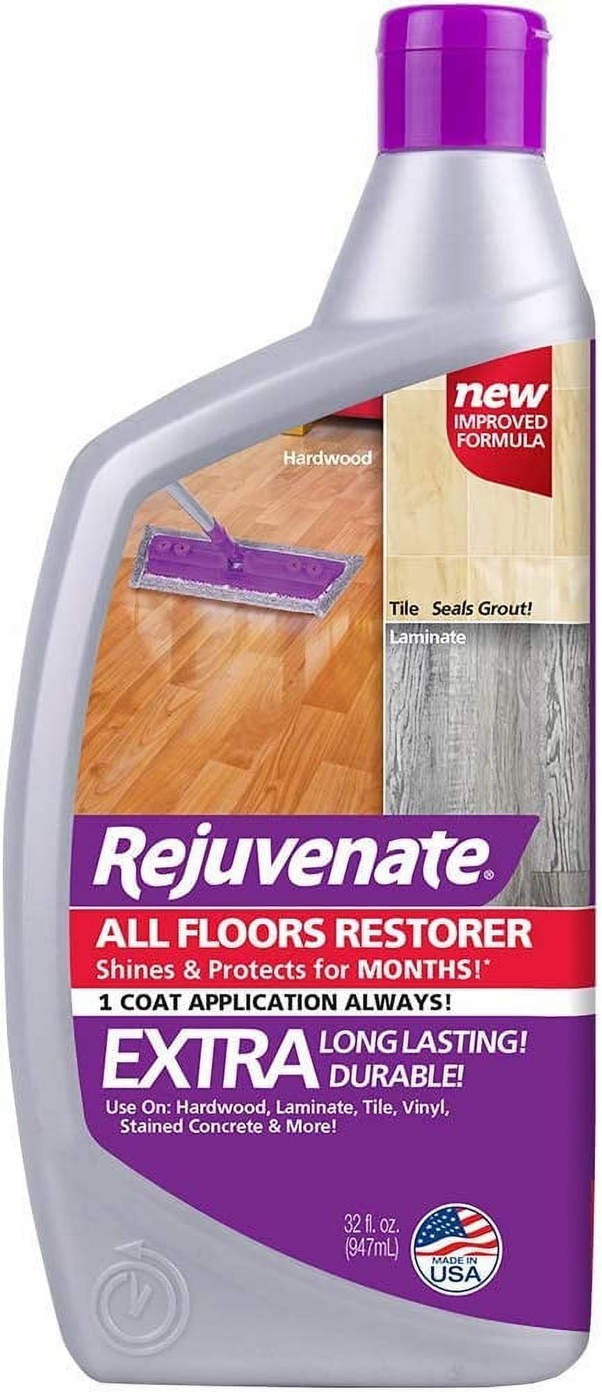 Rejuvenate High Gloss Restorer for Vinyl, Wood, Hardwood & Laminate ...