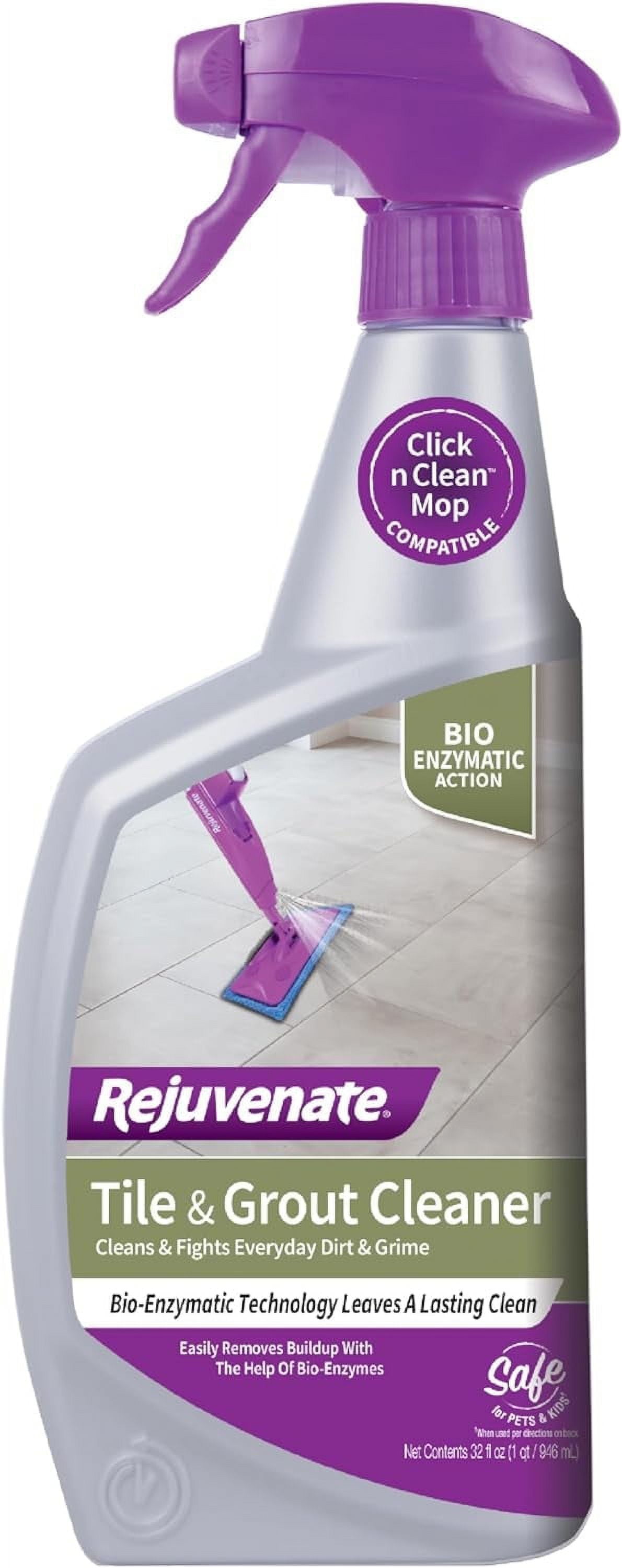 Rejuvenate Bio-Enzymatic Scrub Free Tile and Grout Cleaner Lightens and ...
