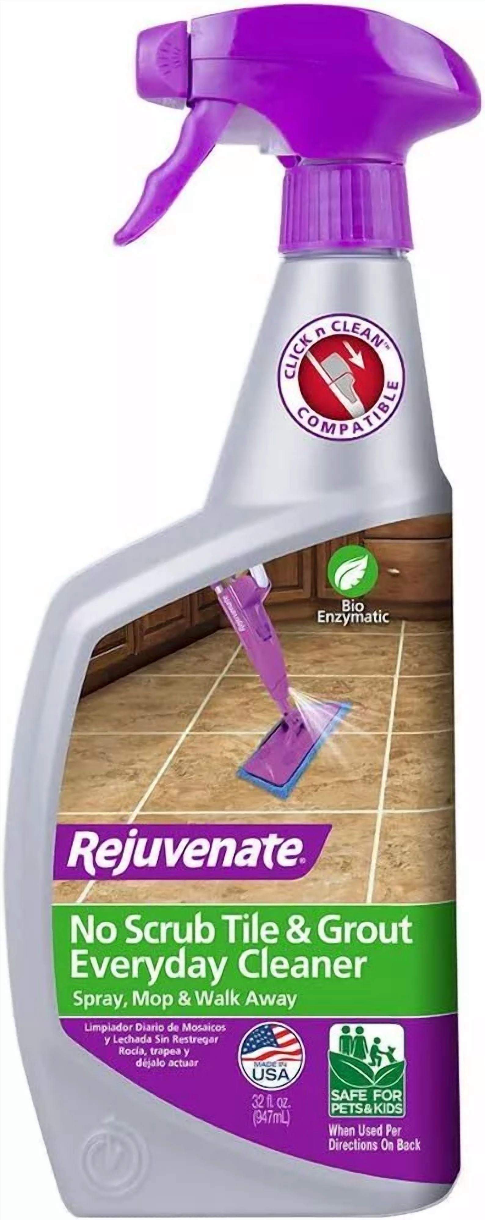 Rejuvenate Bio Enzymatic Tile And Grout Cleaner 32Oz Safe For All ...