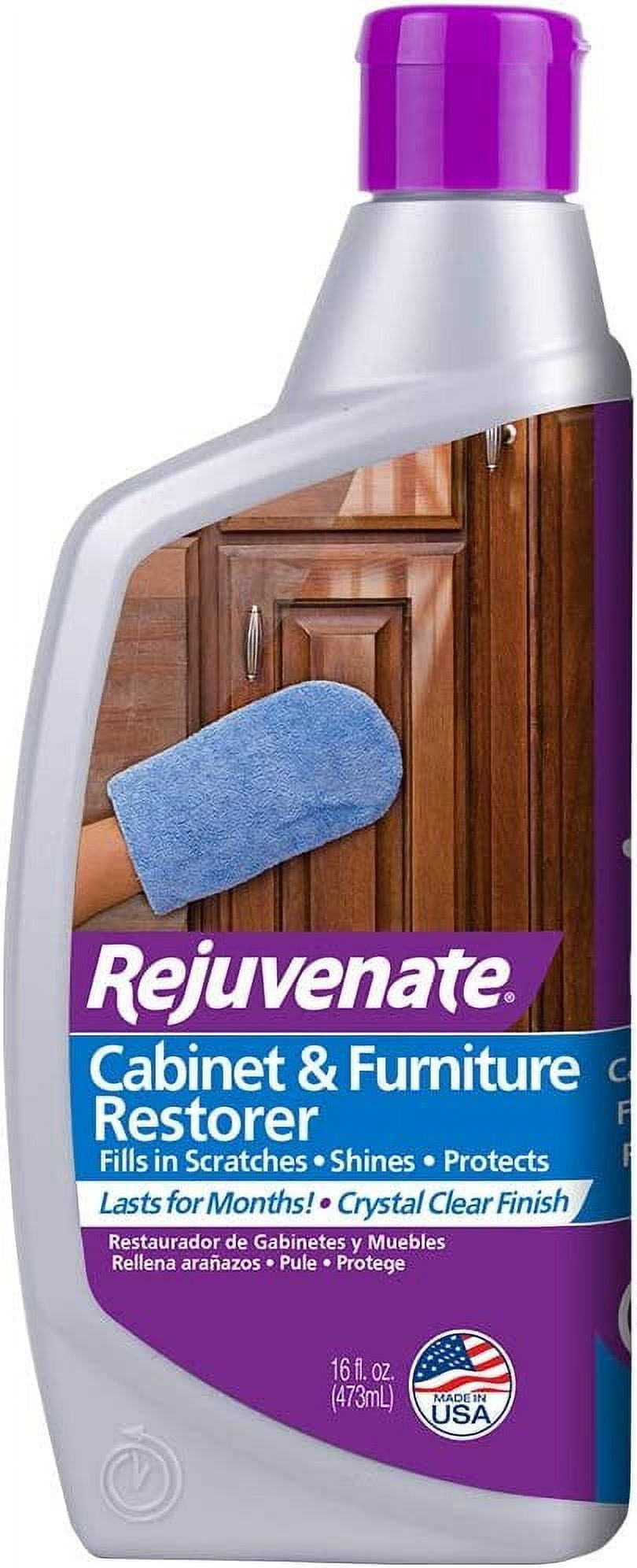 Rejuvenate Cabinet & Furniture Restorer Fills in Scratches Seals and ...