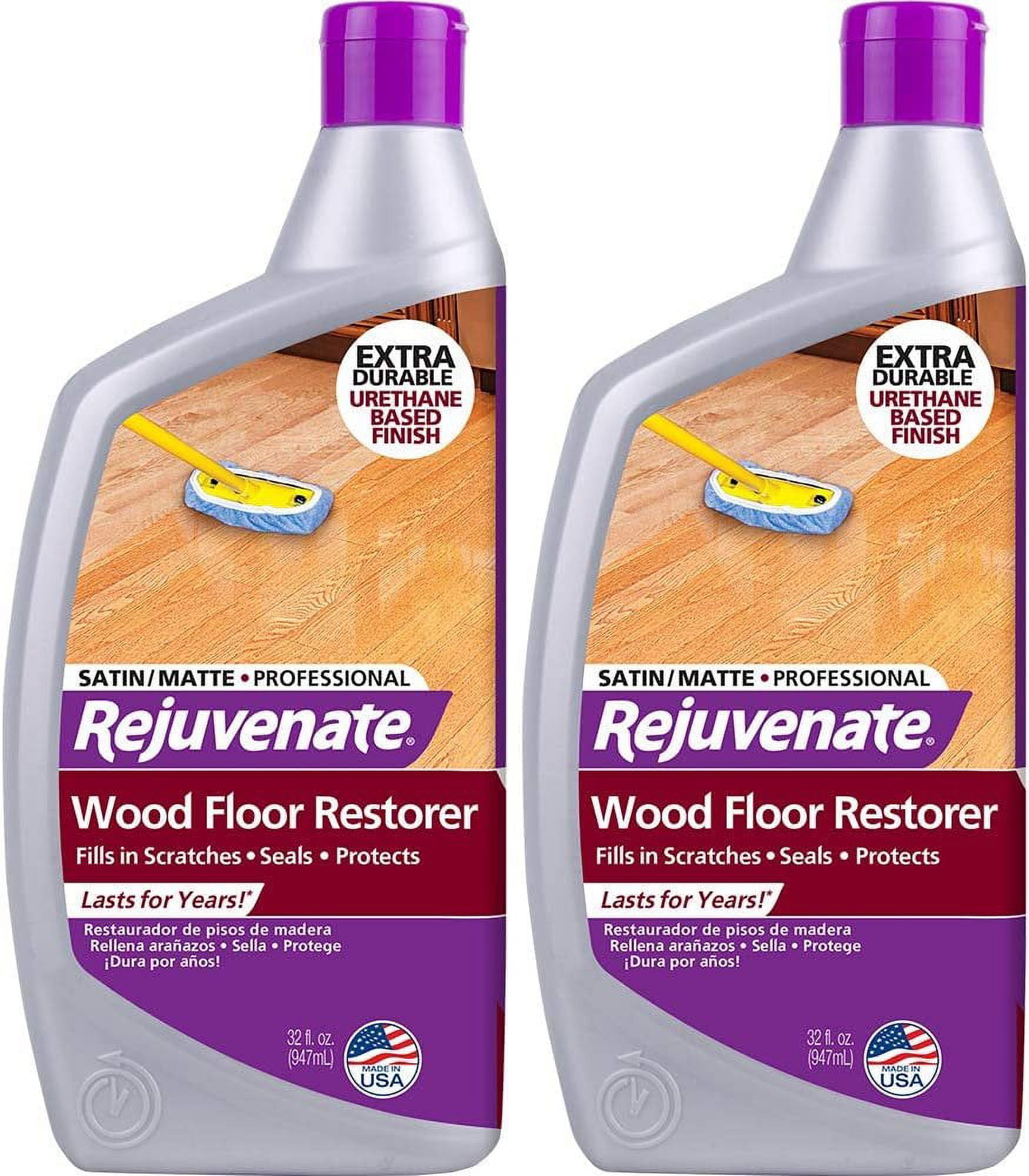 Rejuvenate Floor Restorer, Satin Matte Finish, Wood Shine Polish, 32 oz ...