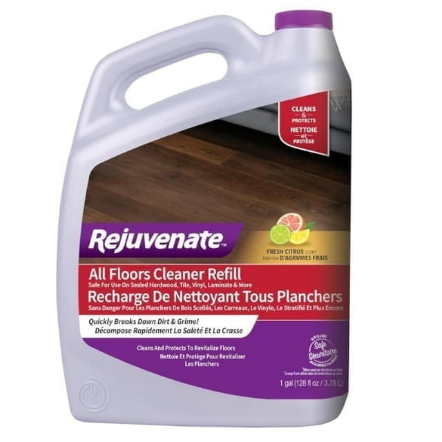 Rejuvenate All Floors Cleaner Refill, 1 Gallon, Breaks Down Dirt and ...